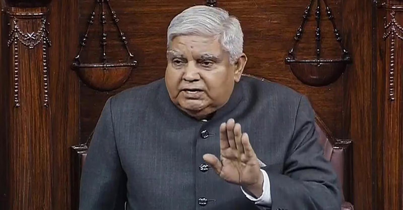 ફરી એક વાર રાજ્યસભા સભાપતિ જગદીપ ધનખડ વિપક્ષ નેતા મલ્લિકાર્જુન ખડગે પર ...